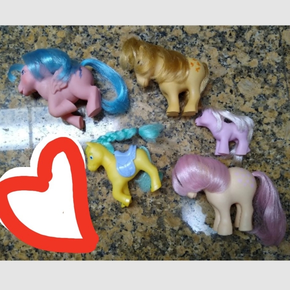 Hasbro | Toys | 4 Vintage 98s My Little Pony G1 Set Lot Mlp ...